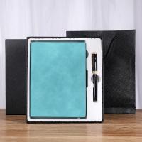 China Business Gift Box A5 Thickened Soft Leather Notebook with Customized Logo Notepad for sale