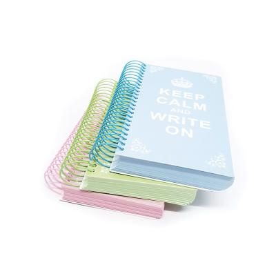 China Hardcover Paper A5 A6 Large Coil 300 Inner Page Portable Notepad Notebook for Office for sale