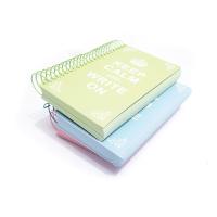 China Hardcover Paper A5 A6 Large Coil 300 Inner Page Portable Notepad Notebook for Office for sale
