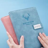 China Personalized Custom Logo Pu Leather A5 Size Notebook Cover Custom Color and Promotion for sale