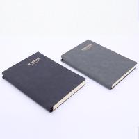 China Customized A5 Wood-free Paper PU Resin Cover Leather Journal Notebook Set With Pen for sale