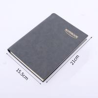 China Customized A5 Wood-free Paper PU Resin Cover Leather Journal Notebook Set With Pen for sale