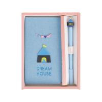 China Business Office Gift Cartoon Creative End Stationery Set with Imitation Leather Cover for sale