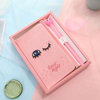 China Business Office Gift Cartoon Creative End Stationery Set with Imitation Leather Cover for sale
