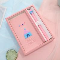 China Business Office Gift Cartoon Creative End Stationery Set with Imitation Leather Cover for sale
