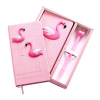 China A6 Pink Spiral Hardcover Manifestation Goal Diary Journal Planner Notebook Gift Set for sale