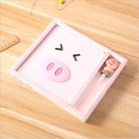 China A6 Pink Spiral Hardcover Manifestation Goal Diary Journal Planner Notebook Gift Set for sale