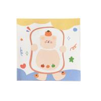 China Cute Bear Self Sticky To Do List Note Pad for School Office 2022 Stationery Supplies for sale
