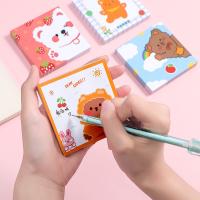China 8*8 CM Kawaii Cartoon Bear Memo Note Weekly Planner Sticky Notepad in Custom Color for sale
