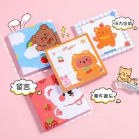 China 8*8 CM Kawaii Cartoon Bear Memo Note Weekly Planner Sticky Notepad in Custom Color for sale