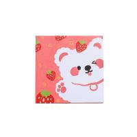 China 8*8 CM Kawaii Cartoon Bear Memo Note Weekly Planner Sticky Notepad in Custom Color for sale
