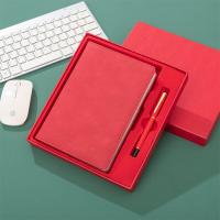 China Leather Notebook Set Custom Notebooks and Pen Set for Business Office Gift Promotion for sale