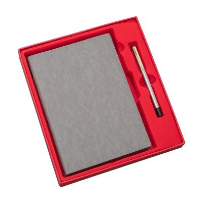 China Corporate Gift Set Thermal Binding Notebook with 100 Inner Sheets and Customized Logo for sale