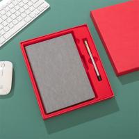 China Corporate Gift Set Thermal Binding Notebook with 100 Inner Sheets and Customized Logo for sale