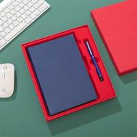 China Corporate Gift Set Thermal Binding Notebook with 100 Inner Sheets and Customized Logo for sale