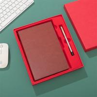 China Corporate Gift Set Thermal Binding Notebook with 100 Inner Sheets and Customized Logo for sale