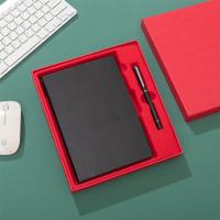 China Corporate Gift Set Thermal Binding Notebook with 100 Inner Sheets and Customized Logo for sale