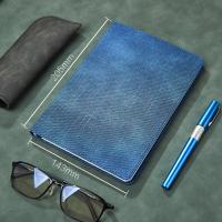 China Custom Logo A5 Leather Business Office Stationery Sewing Binding Notepad Gift Box Set for sale