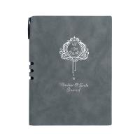 China Custom Logo Hardcover Business Notebook with PU Leather Cover and 100 Sheets Notepad for sale