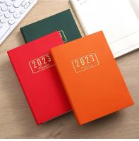 China Custom Artifical PU Leather Note Book Diary Book Stationary Notebook at for Gift for sale