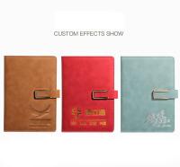 China Office and School Stationery A5 Size Internal Page Leather Custom Color Printed Notebooks for sale
