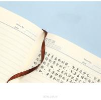 China Office and School Stationery A5 Size Internal Page Leather Custom Color Printed Notebooks for sale
