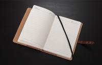 China Custom Pu Leather Notebook With Company Logo For Business B5 / Customized Size for sale