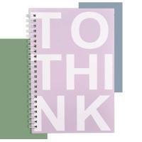China Customized Print Promotion A4 A5 School Notebook with Paper Cover and 60 Inner Sheets for sale