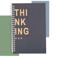 China Customized Print Promotion A4 A5 School Notebook with Paper Cover and 60 Inner Sheets for sale