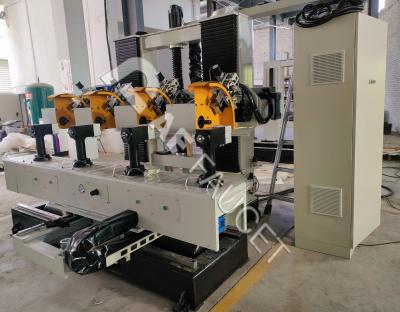 China RTAF-AP04 CNC Automatic Metal Polishing Machine 4 Station Mop Wheel 600mm Max Diameter for sale