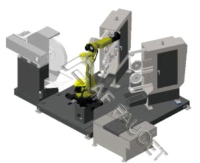 China Hybrid Grinding and Polishing Equipment 2 Grinding Units 1 Automatic Polisher 16 kW for sale