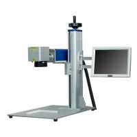 China 80khz Handheld Metal Engraving Machine , 2A Fiber Laser Engraver for sale