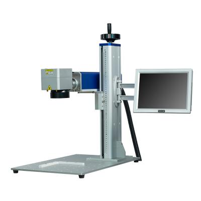 China 80khz Handheld Metal Engraving Machine , 2A Fiber Laser Engraver for sale
