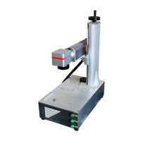 China 20w 30w 50w fiber laser laser marking machine,suitable for metal materials for sale
