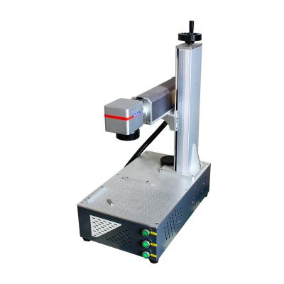 China 20w 30w 50w fiber laser laser marking machine,suitable for metal materials for sale