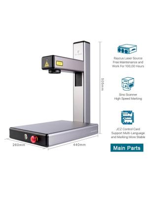 China High Speed 240V 1064nm Portable Laser Marking Machine CE Approved for sale
