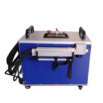 China Water Cooling Handheld Laser Cleaning Machine , 50W Portable Laser Rust Remover for sale
