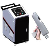 China Portable 150W 10mm Laser Rust Cleaning Machine Burn Off System for sale
