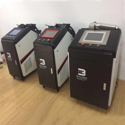 China 60w  200w 500w   handheld laser cleaning machine with raycus/max/reci  laser source for sale