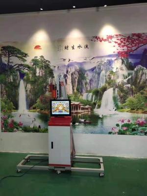 China UV INK 3D Vertical Wall Printing Machine For Building Decoration Wallpen Printer for sale