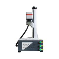 China 50w black fiber laser marking machine for metal tainless steel gold and silver for sale