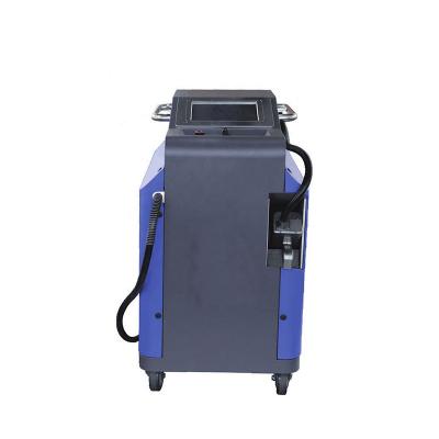 China 1000w Raycus Fiber Laser Cleaning Machine Moving rust oil for sale