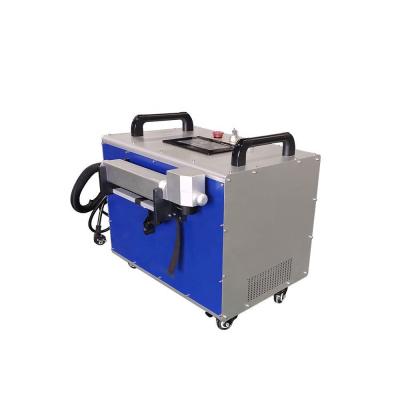China 100W YAG fiber 1064nm laser cleaning machine for metal rust removal for sale