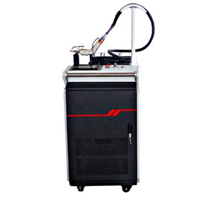 China Fiber Handheld Laser Cleaning Machine Continuous Car Metal Rust Removal 2000W for sale