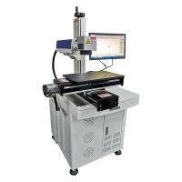 China Raycus Mobile Platform Metal Fiber Laser Marking Machine 20W 30W 50W 70W 80W 100W for sale
