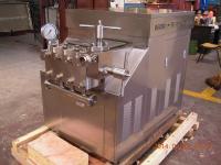 China Industrial Electric Two Stage Gear Box Milk Homogenizer Machine 3000L/H 22 KW for sale