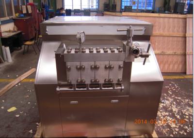 China Industrial High Speed Milk Homogenizer Machine 1500L/H 300 Bar Pressure for sale
