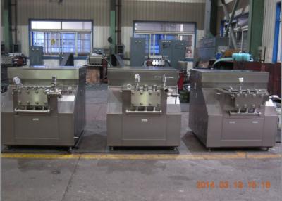 China Food And Drink 2 Stage Milk Homogenizer Machine 2500 L/H 900 Bar for sale