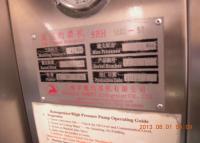 China Manual Type Two Stage Dairy Homogenizer 250L/H 450 Bar , Homogenization Machine for sale
