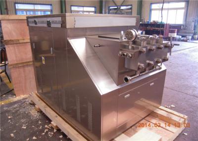China Food Sanitary New Condition Dairy / Milk Homogenizer 4000 L/H 25 Mpa 37 KW for sale